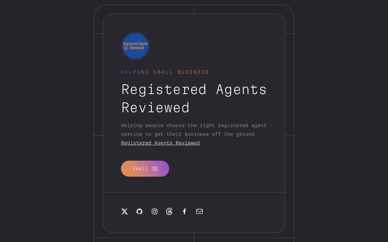 Registered Agents Reviewed